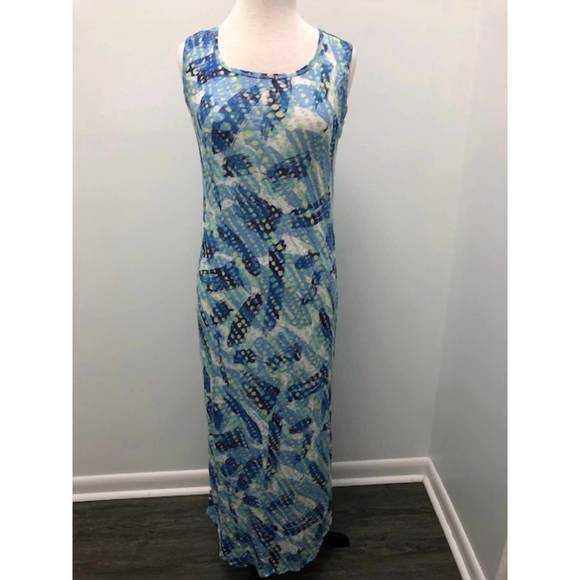 David Cline | Dresses | New David Cline Sleeveless Maxi Dress In Mist ...